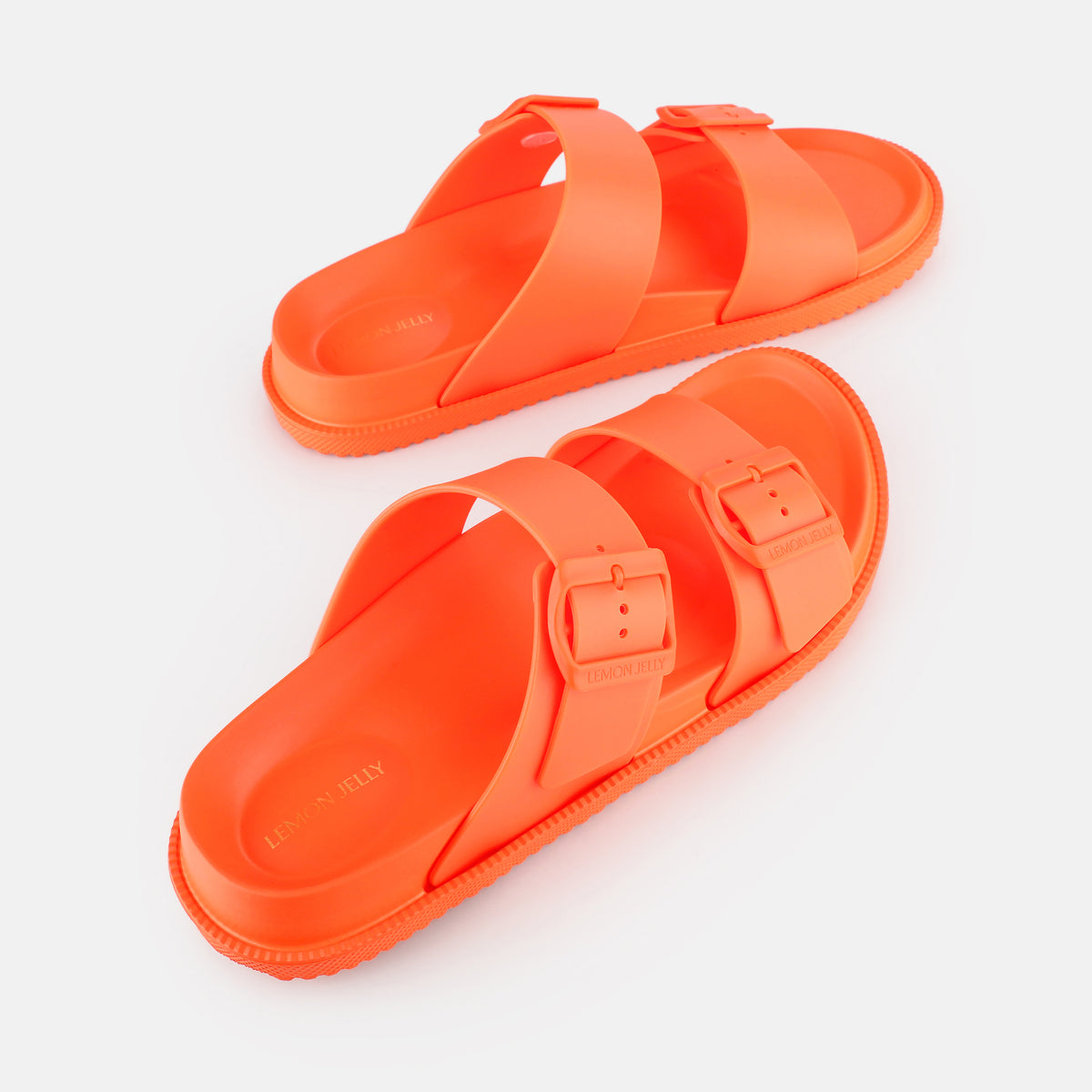 Lemon Jelly Elise Sandals in Orange Peel – blue Saffron Walden