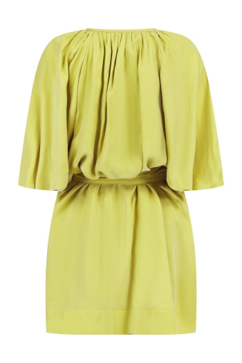 Pranella Arena Dress in Gold – blue Saffron Walden